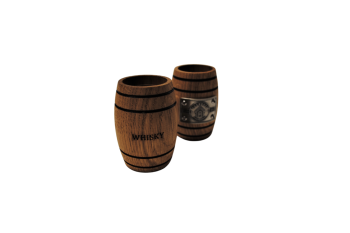 Oak Personalised Miniature Barrel - Doghouse Studio Troon